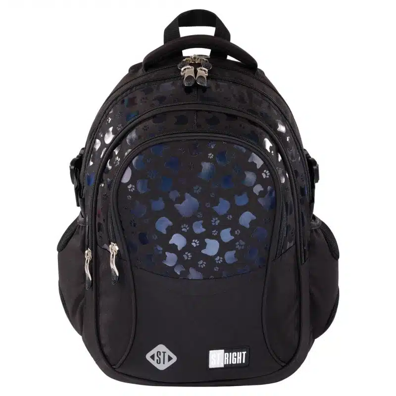 ST.Right Backpack 4 Compartments BP-01 Black Cats - Eurocity