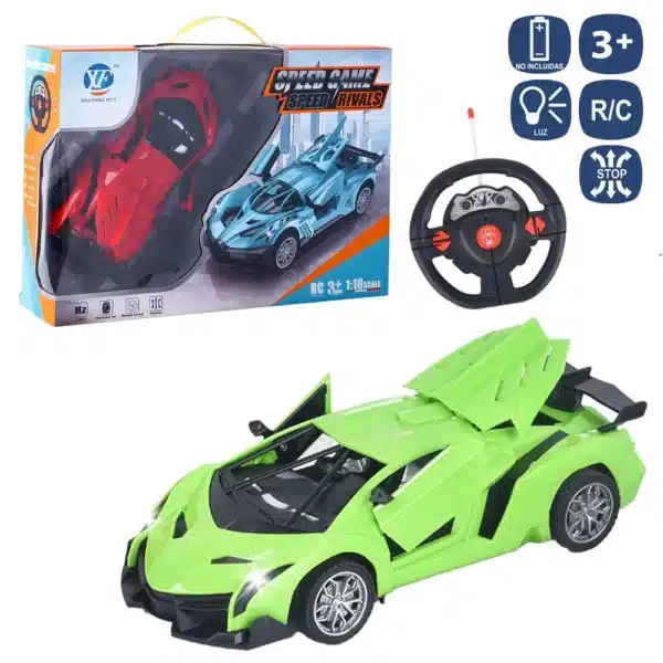 Remote Controlled Car With Opening Doors 24cm - Eurocity