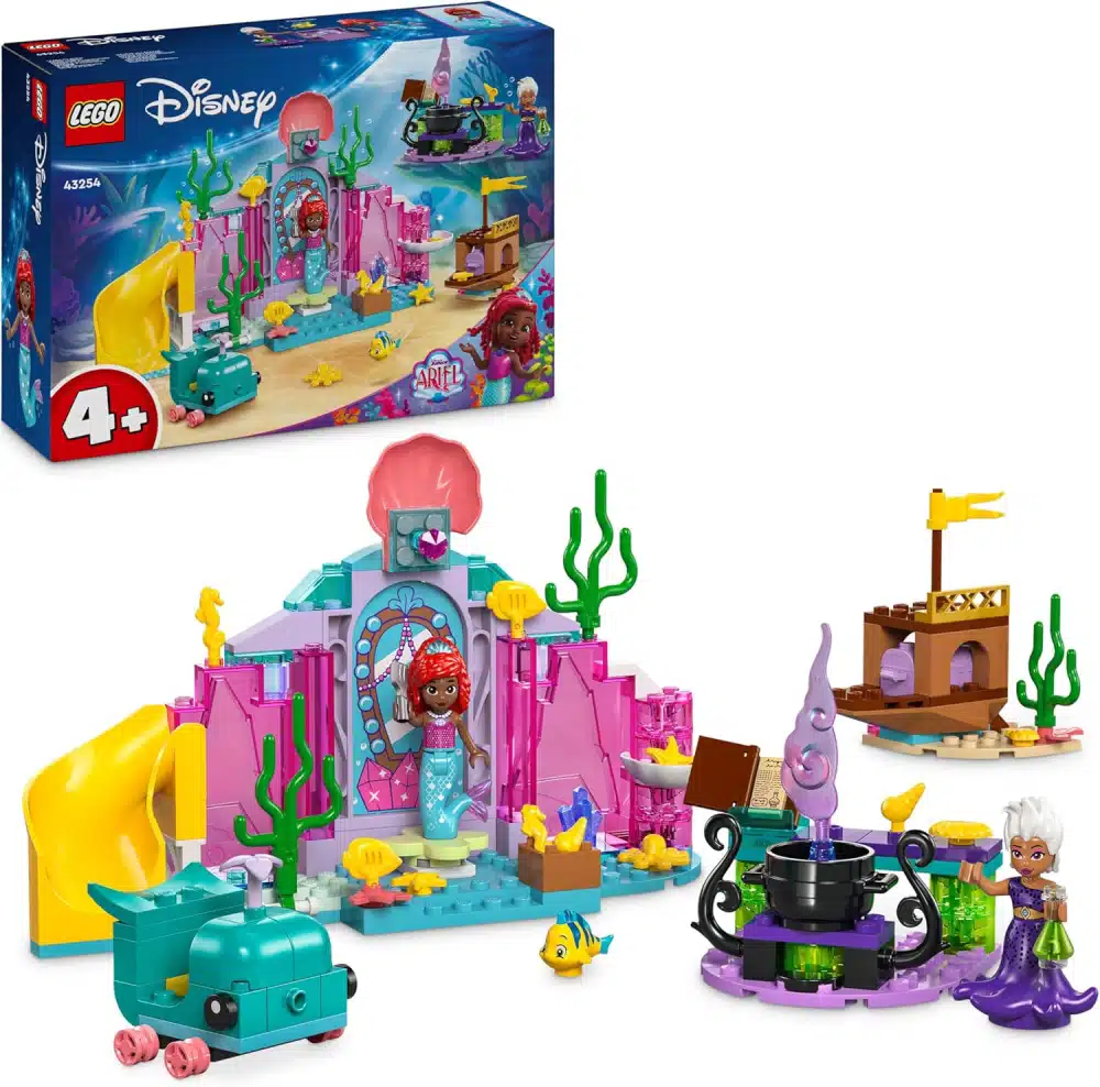 LEGO ǀ Disney Princess Ariel’s Crystal Cavern Buildable Toy Playset for ...